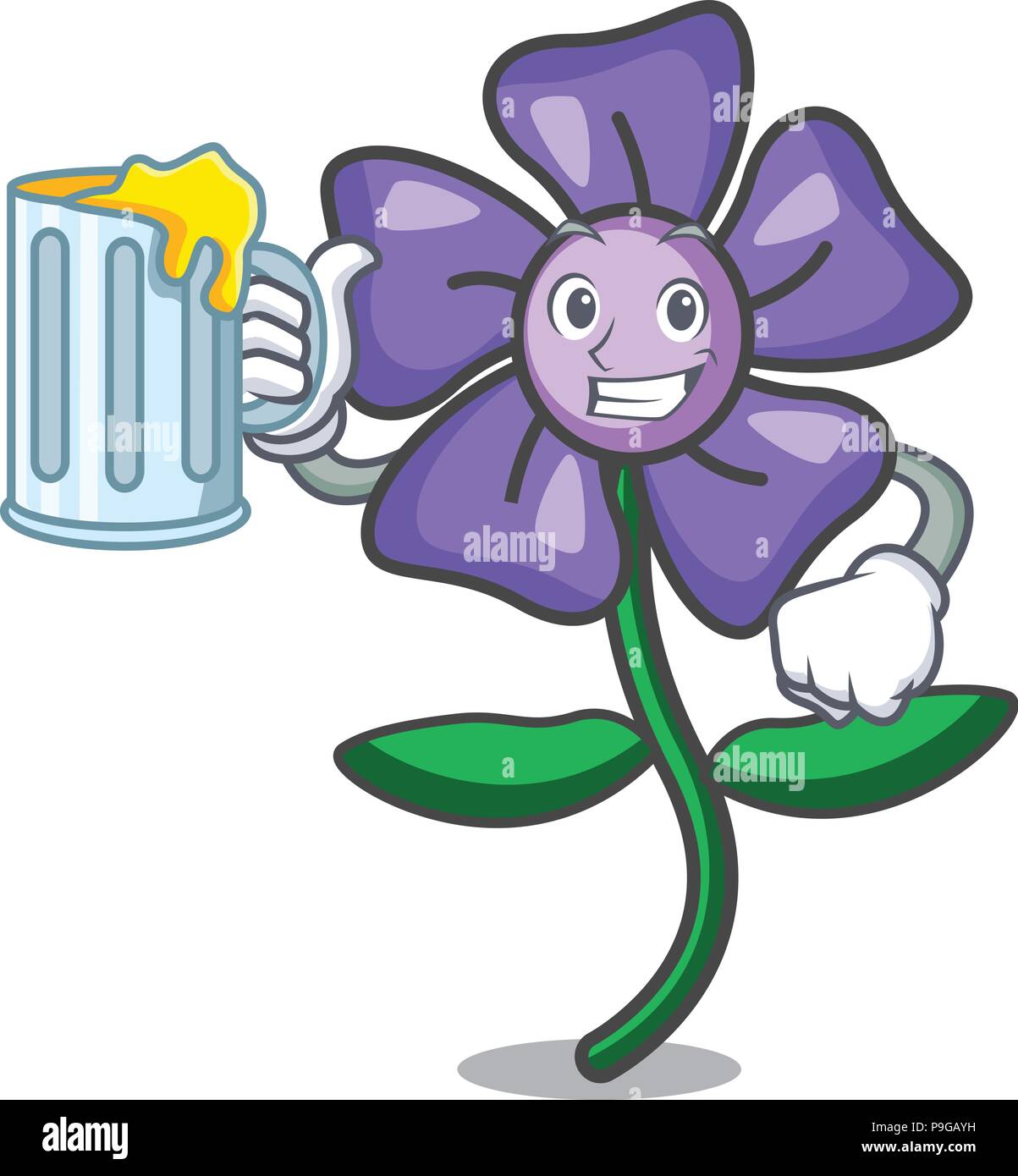 Periwinkle medicine Stock Vector Images - Alamy