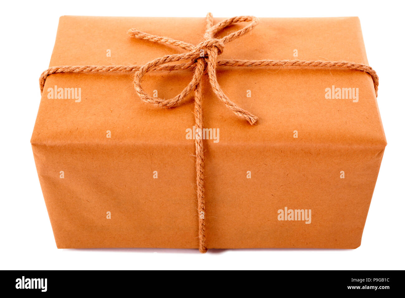 Brown paper package isolated mail hi-res stock photography and images ...
