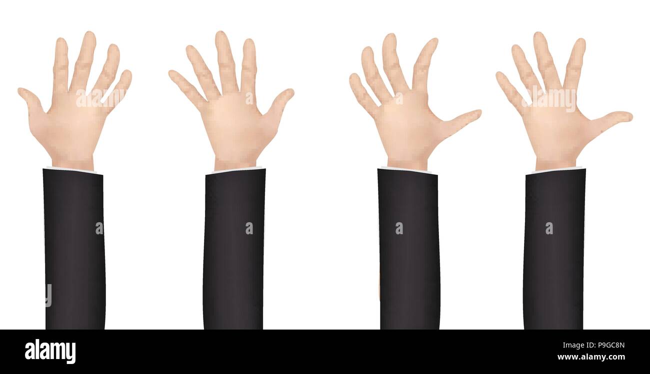 real human male man hand vector set Stock Vector Image & Art - Alamy