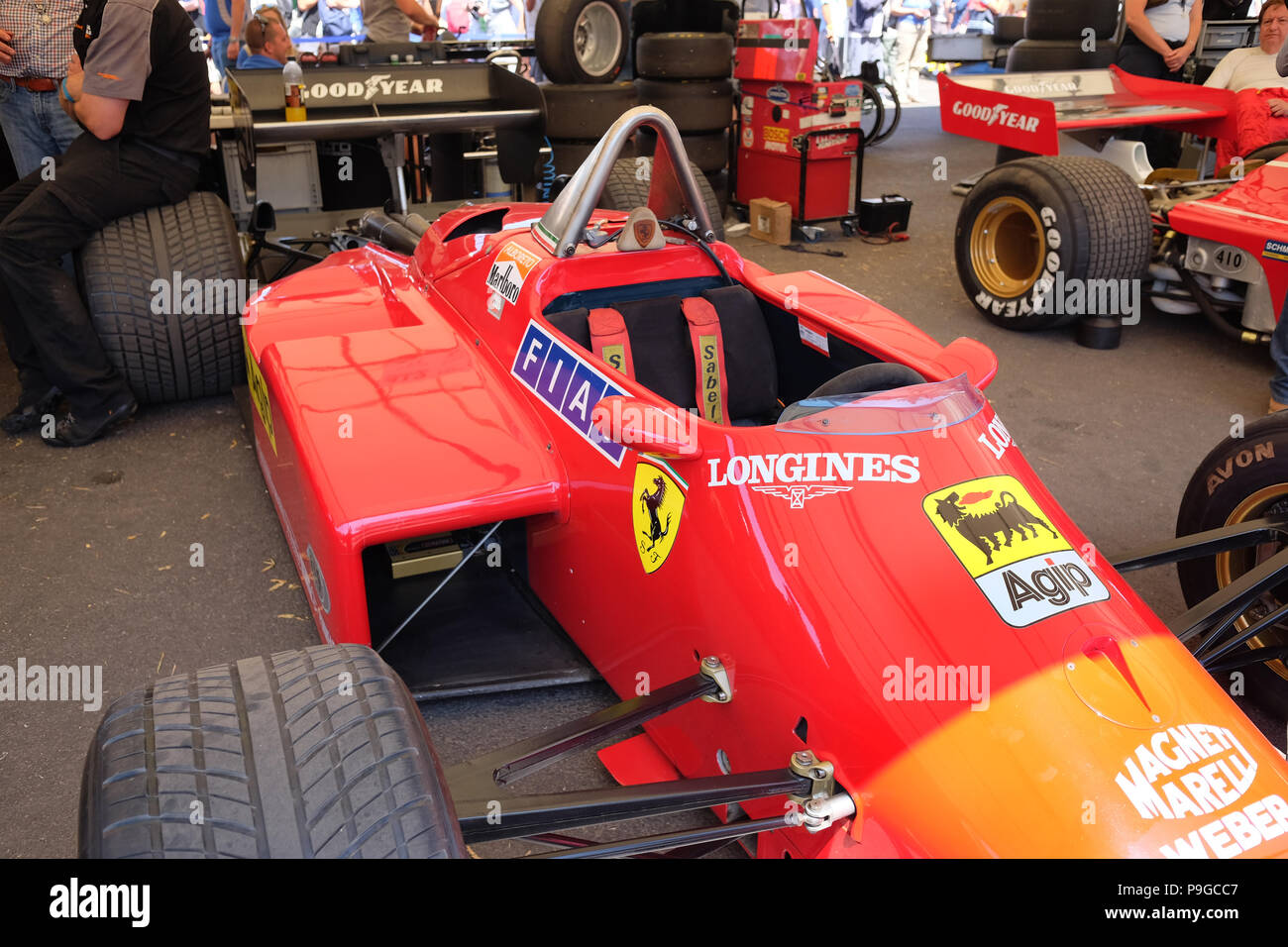 July 2018 - at Goodwood Festival of Speed, 25th anniversary year Stock ...