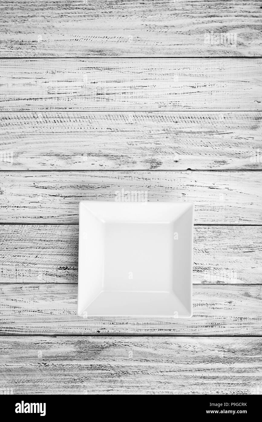 Square wood plate Black and White Stock Photos & Images - Alamy