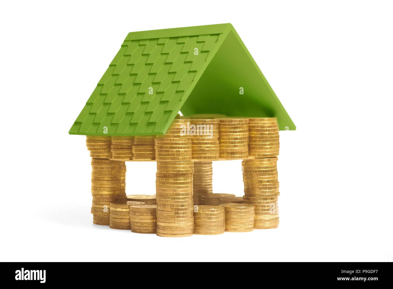 coin, money, house Stock Photo - Alamy