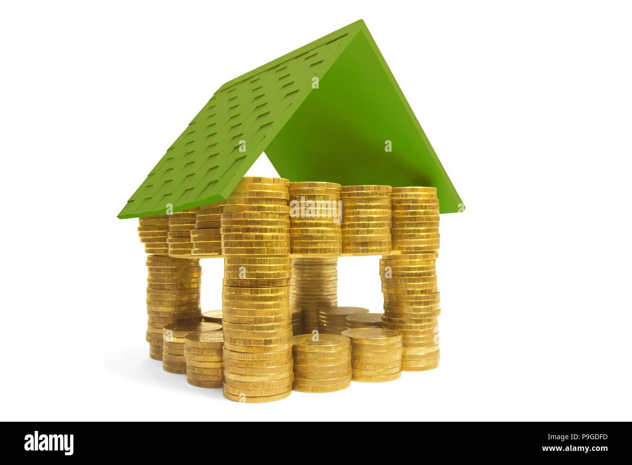 coin, money, house Stock Photo - Alamy