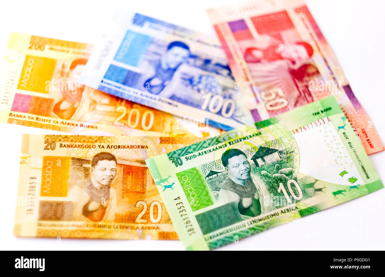 Nelson Mandela 100 year commemorative special issue South African bank ...