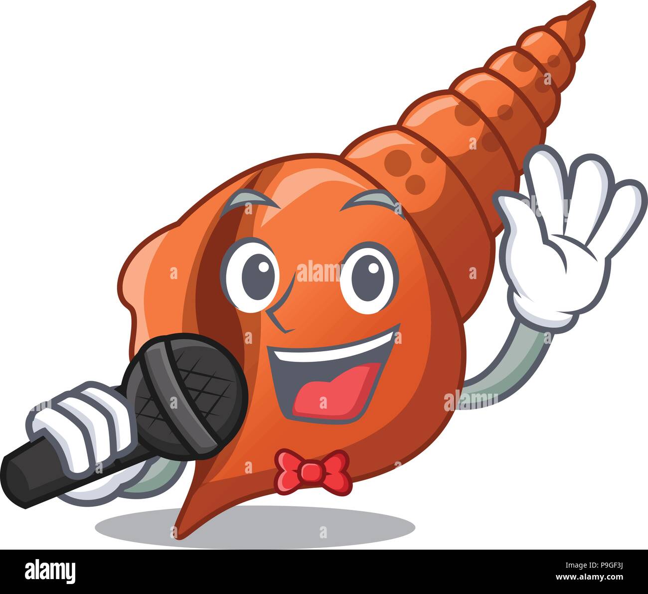 Singing illustration sea Stock Vector Images - Alamy