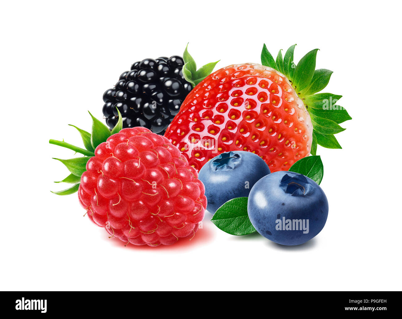 Raspberry blackberry hi-res stock photography and images - Alamy