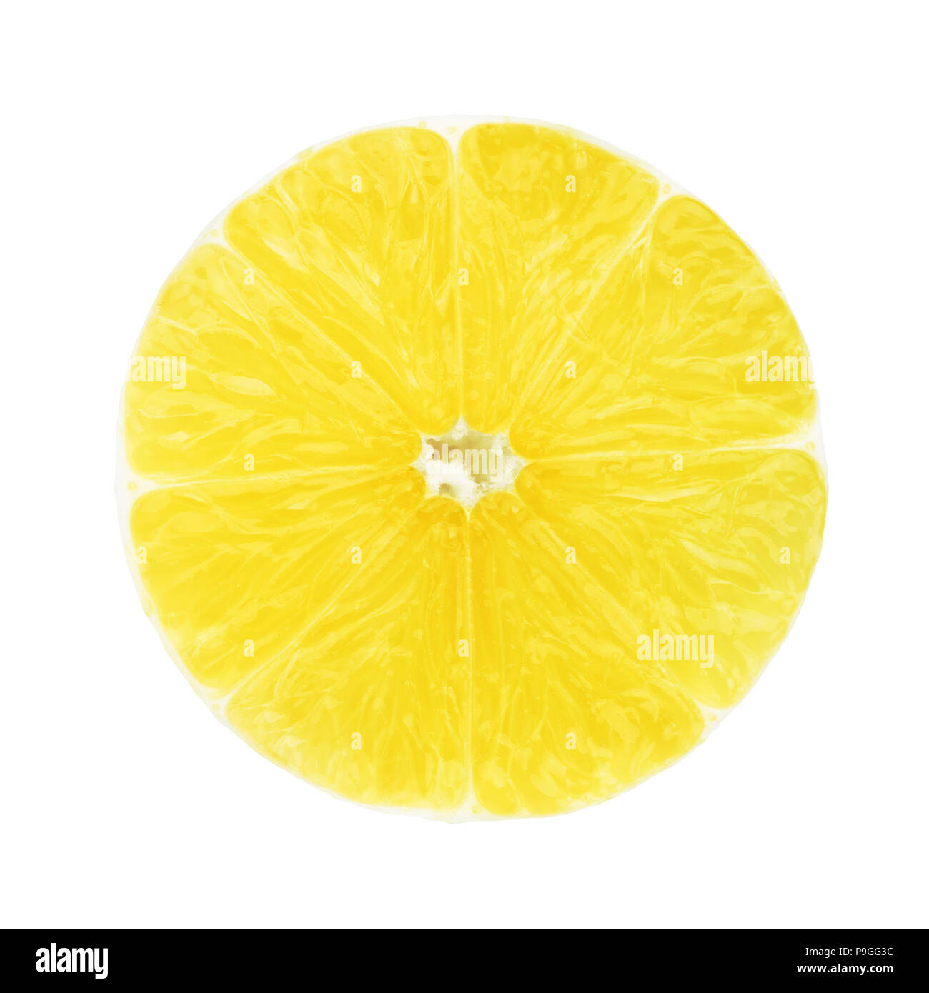 a slice of lemon without Peel Stock Photo - Alamy