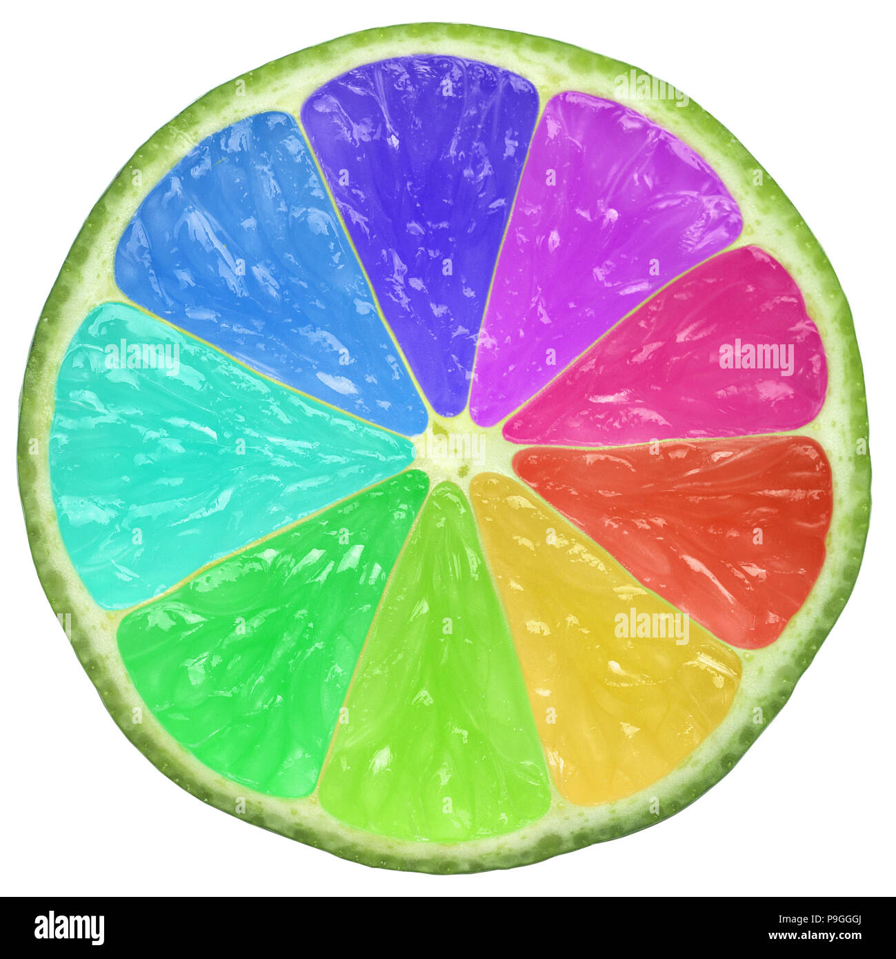 colors of the rainbow in Lima Stock Photo - Alamy