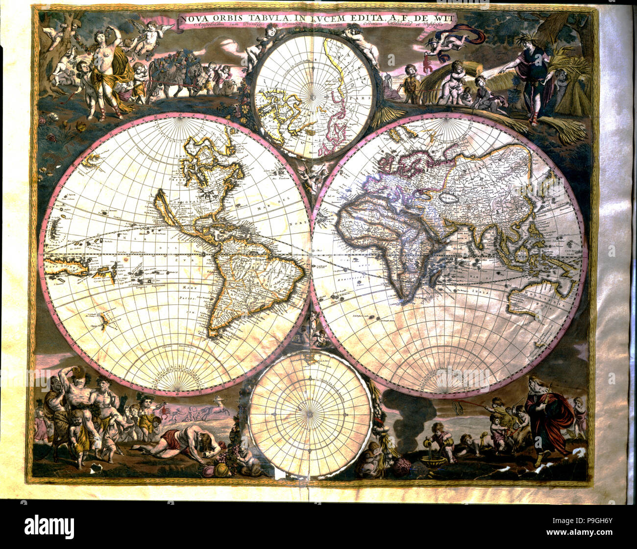 Spain map 17th century hi-res stock photography and images - Alamy