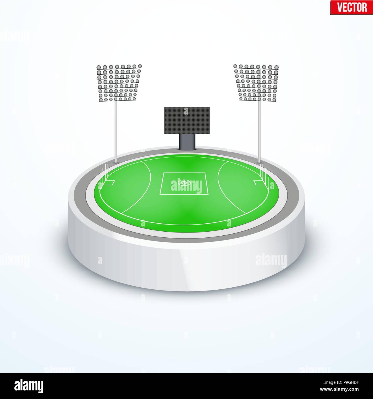 Round arena Stock Vector Images - Alamy