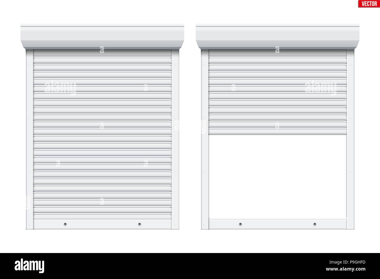 Window white jalousie on Stock Vector Images - Alamy