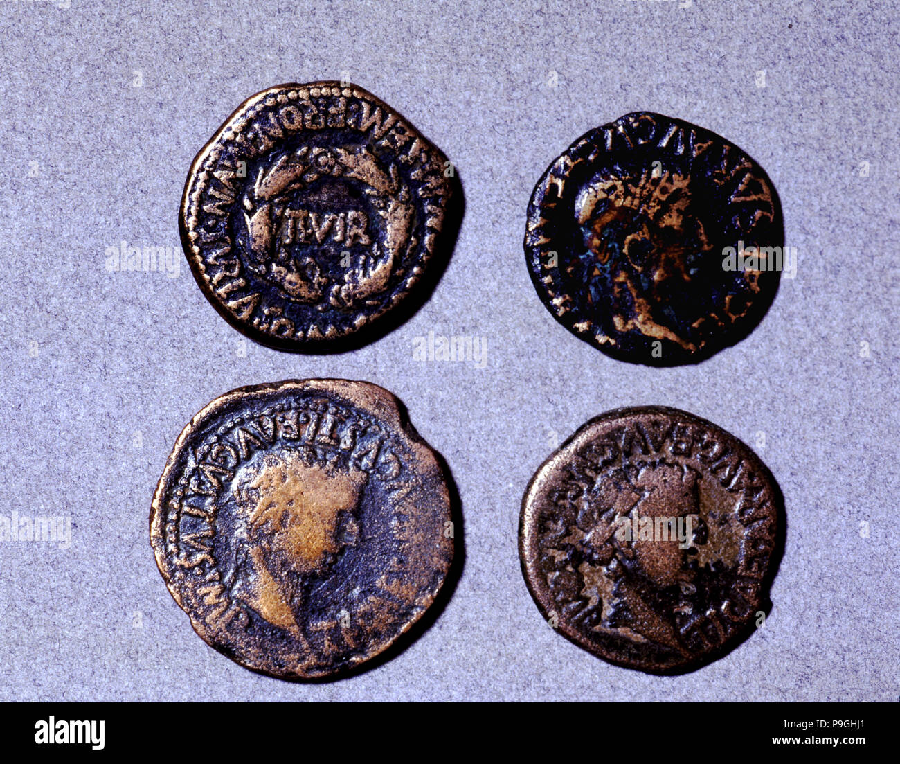 Roman coins from the first half of the first century AC (14-37) and the ...