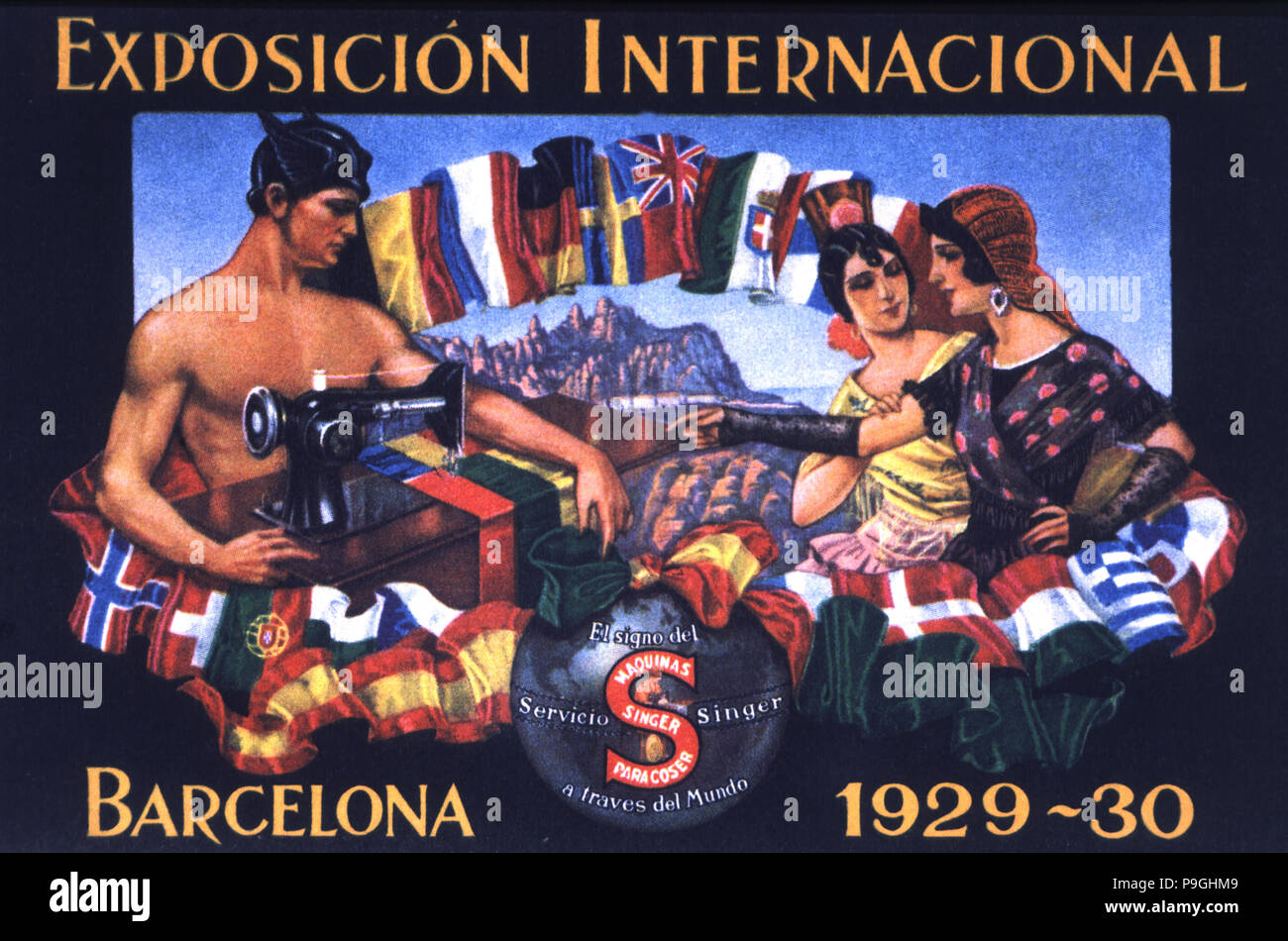 Advertising poster of the 'Sigma' house, published for the ...