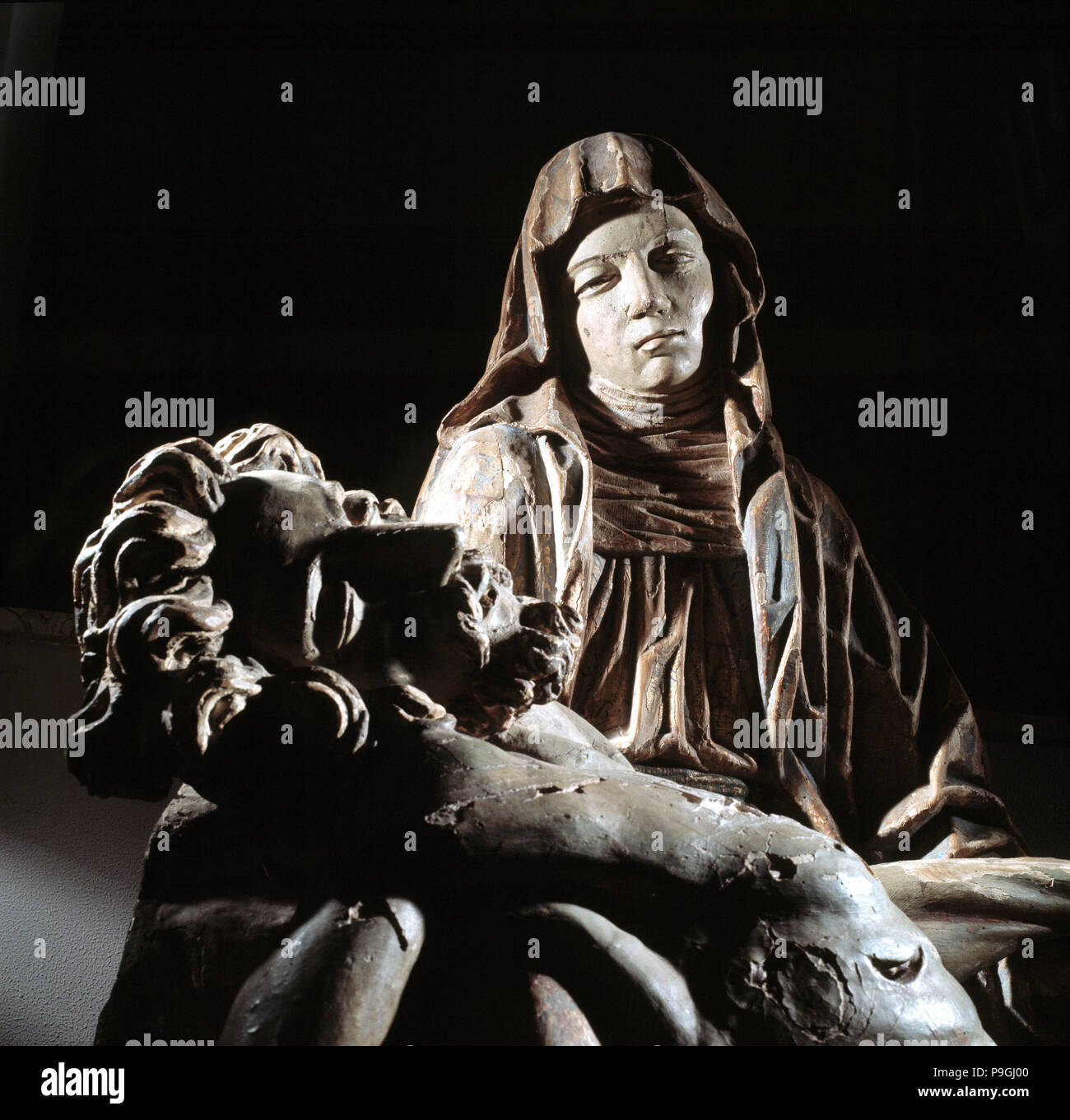 Detail of The Piety, designed by Gaspar Becerra Stock Photo - Alamy