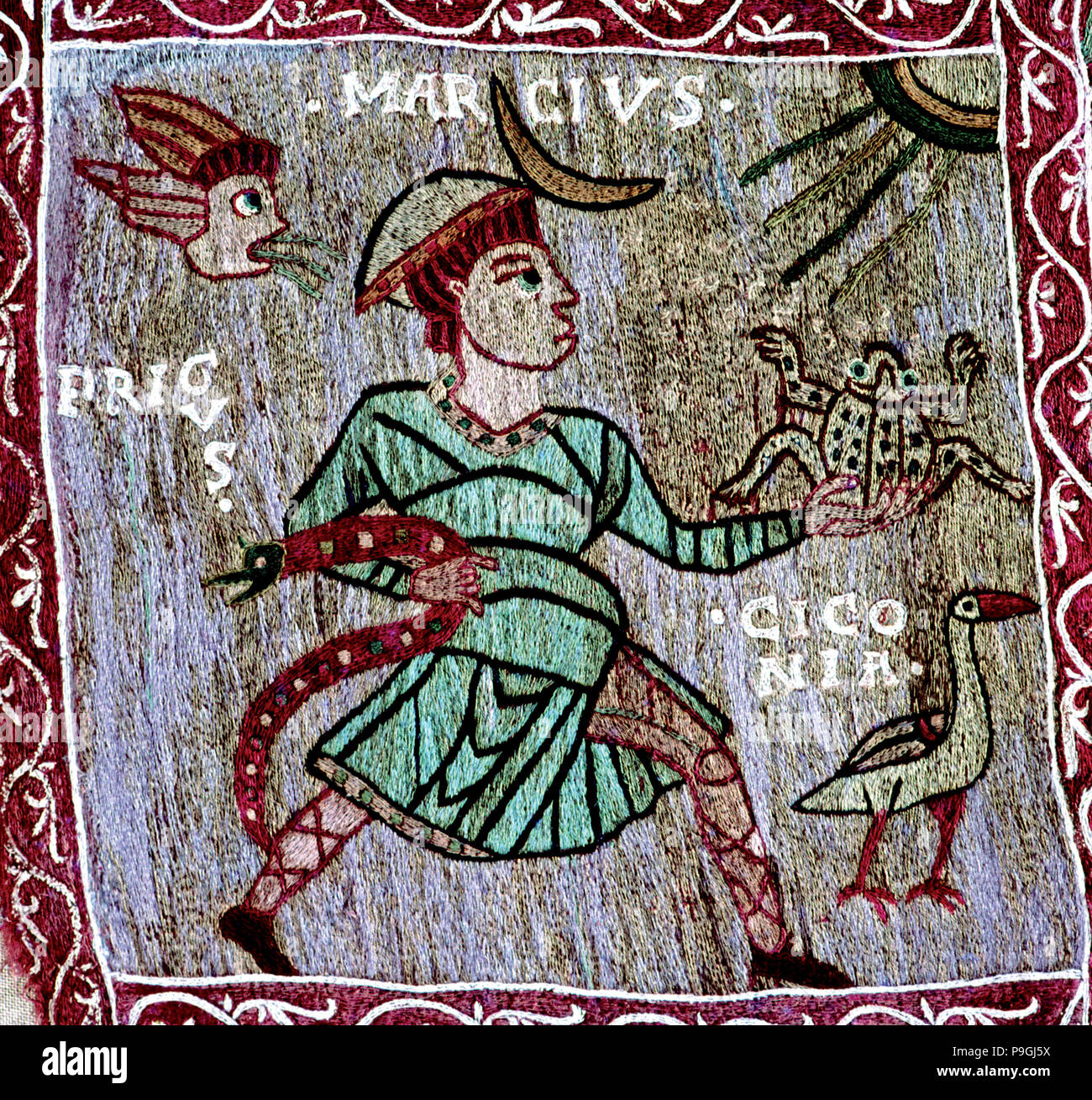 Tapestry creation 11th century hi-res stock photography and images - Alamy