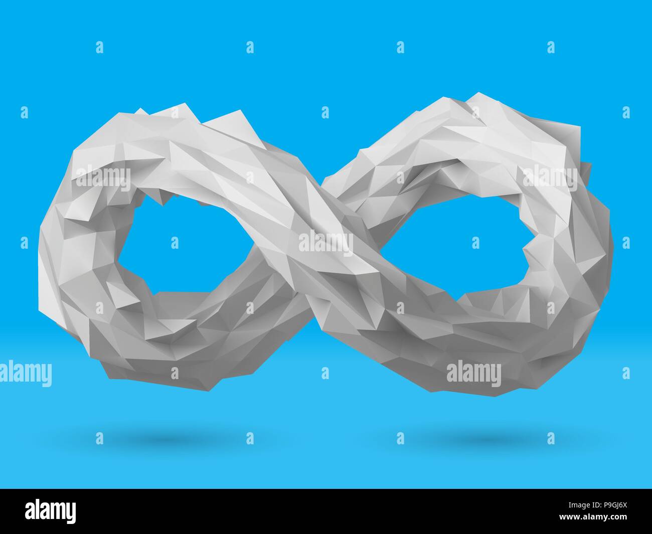 3d style infinity symbol vector design Stock Vector Image & Art - Alamy