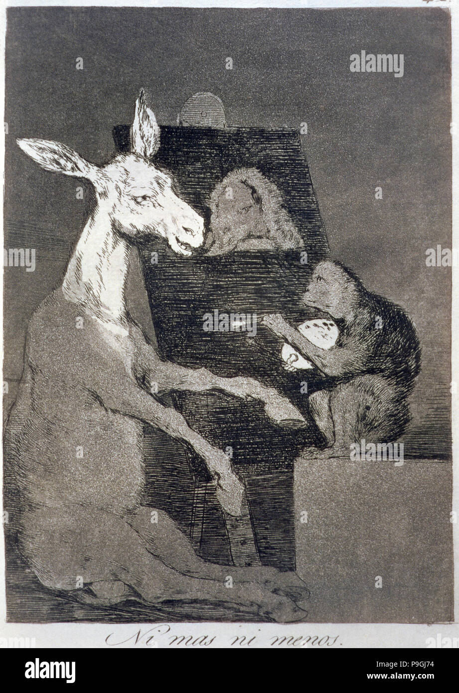 Los Caprichos, series of etchings by Francisco de Goya (1746-1828 ...