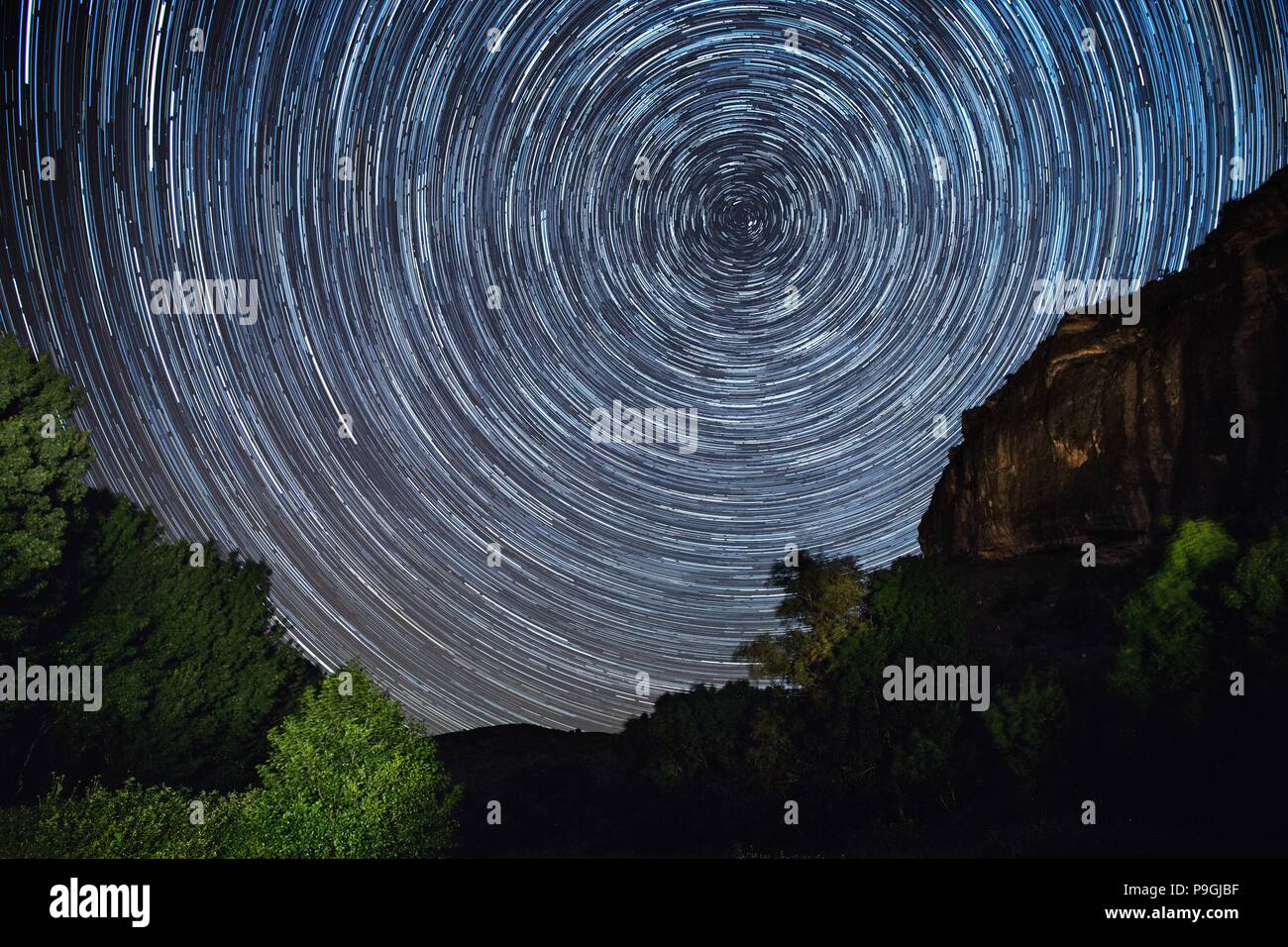 Circumpolar stars hi-res stock photography and images - Alamy