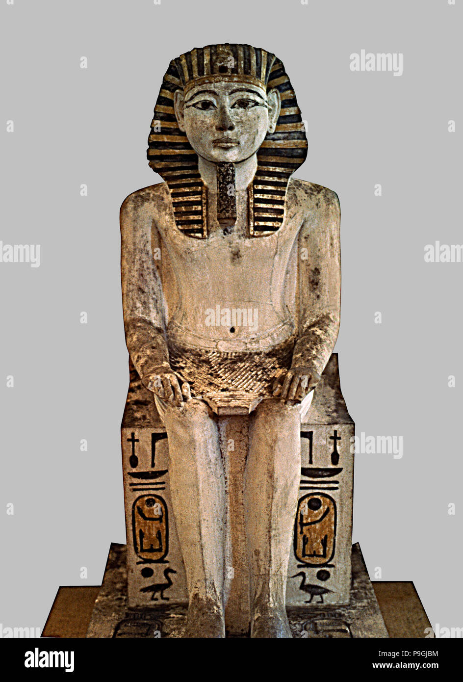 Statue of Amenophis II or Amenhotep, in the XVIII dynasty Stock Photo ...