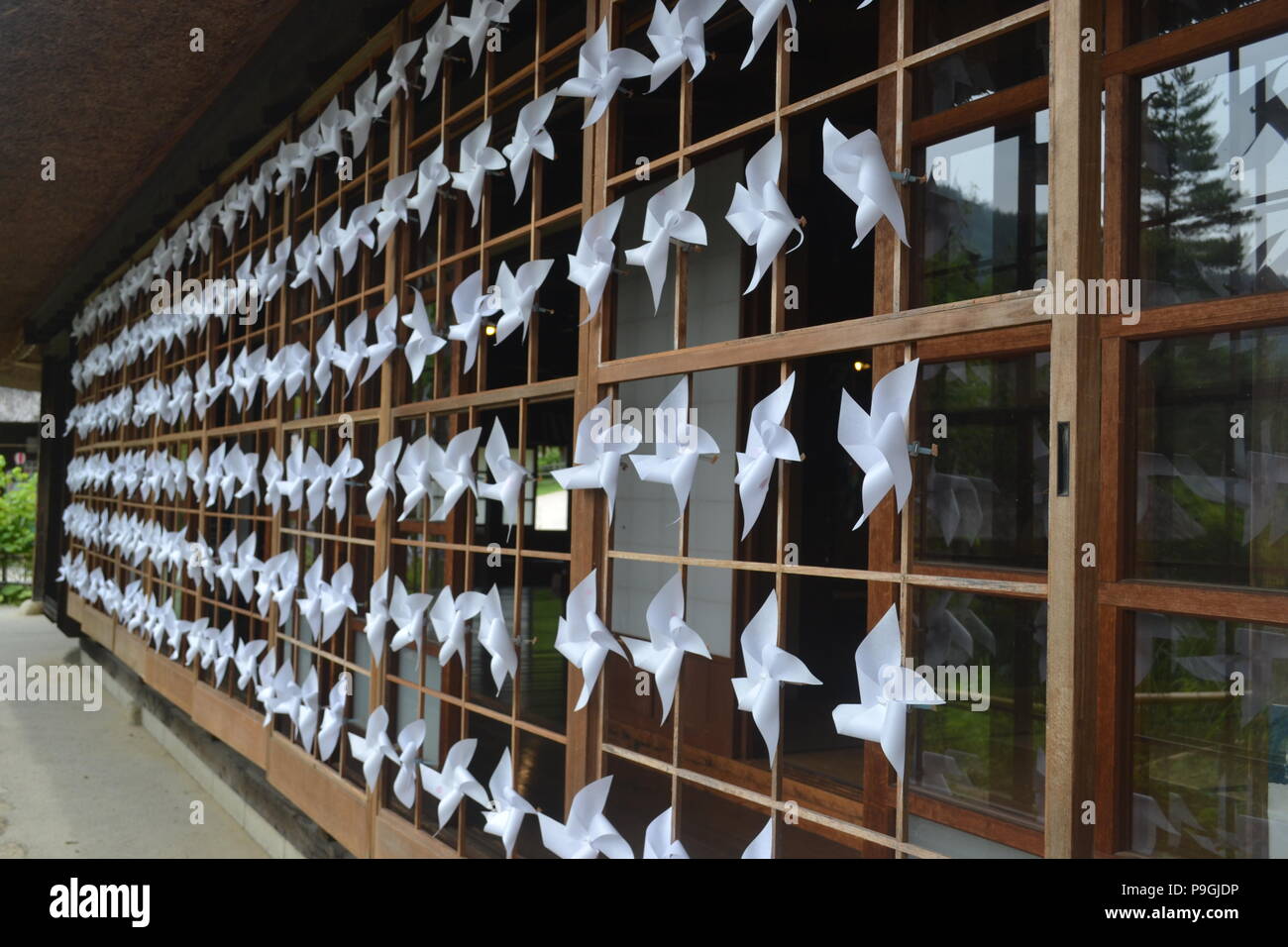 Handheld windmill arrangement in Japan Stock Photo - Alamy