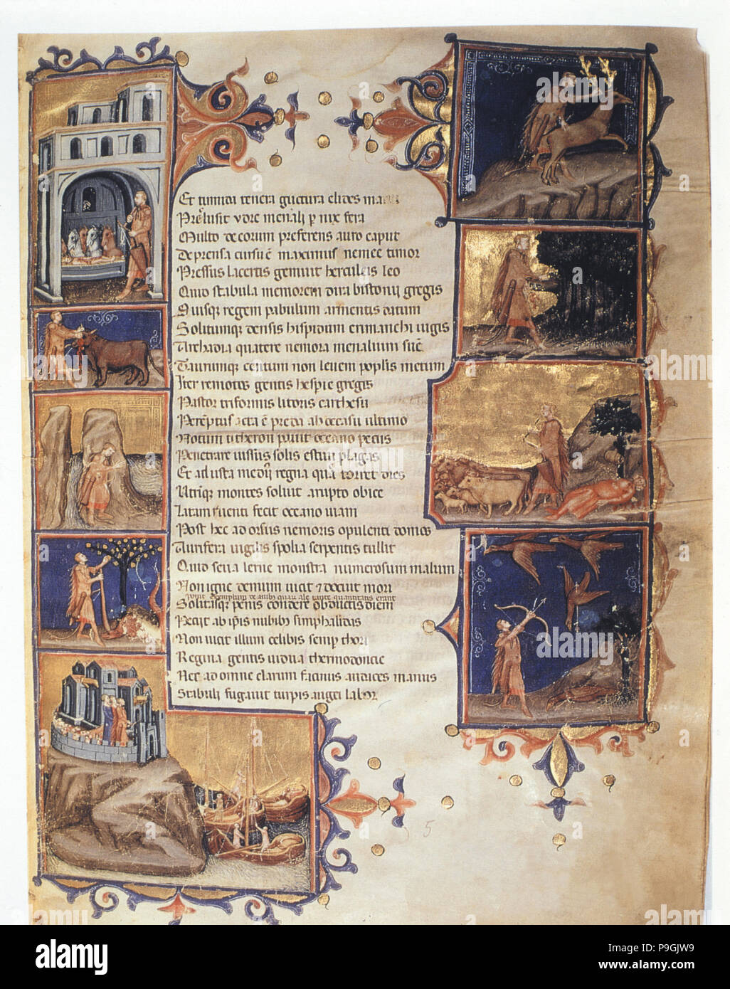 14th century manuscript hi-res stock photography and images - Alamy