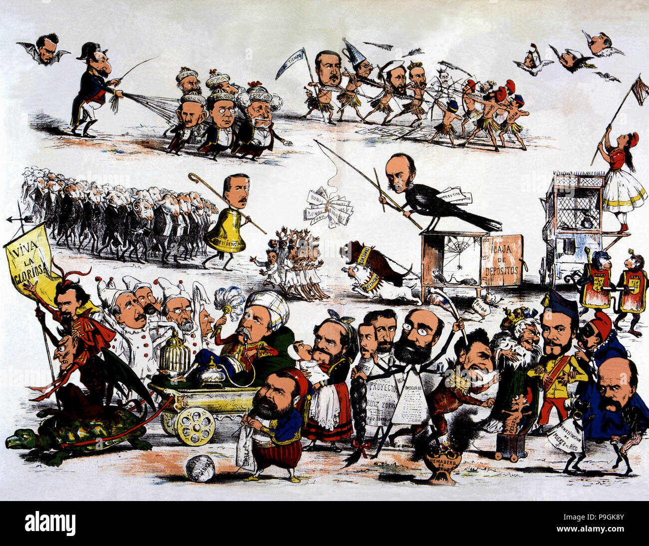 19th century political cartoon hi-res stock photography and images - Alamy