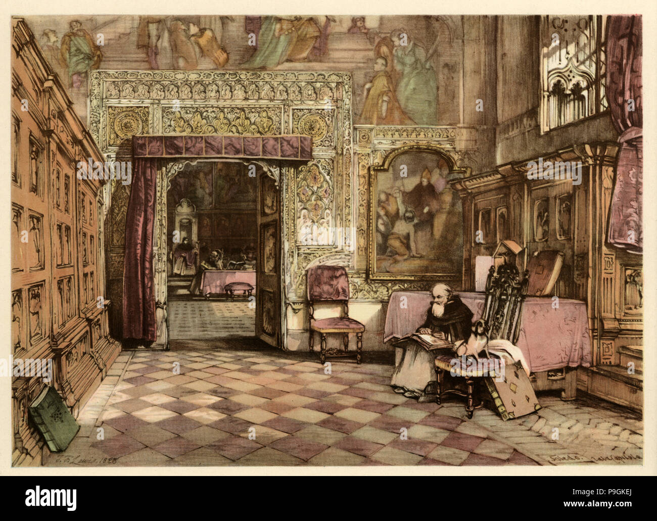 Inside the sacristy of the Cathedral of Toledo Stock Photo - Alamy