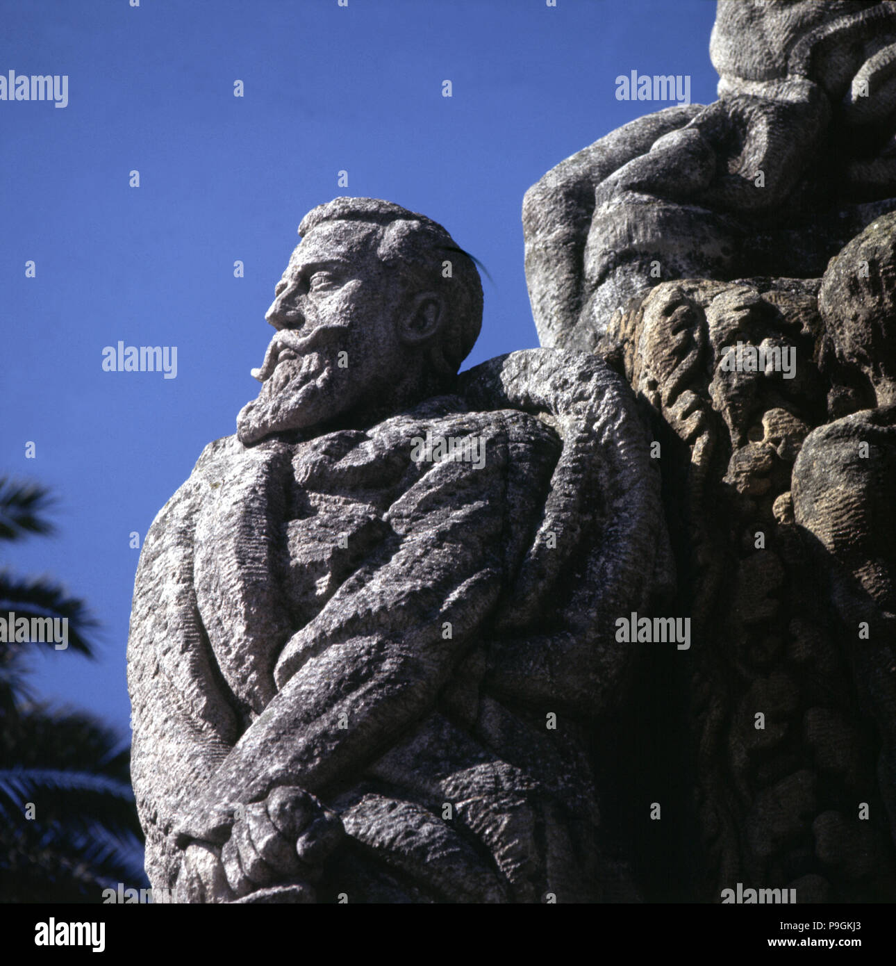 Monument in La Coruna dedicated to Manuel Curros Enriquez (1851-1908 ...