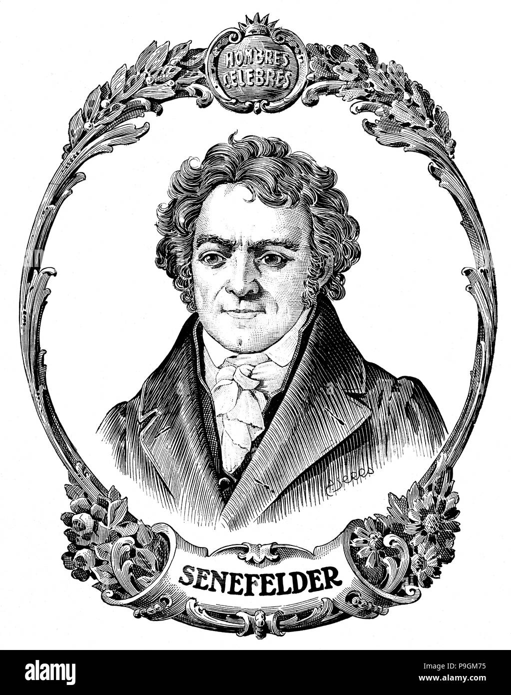 Louis Senefelder (1771-1834), inventor of lithography, born in Prague ...