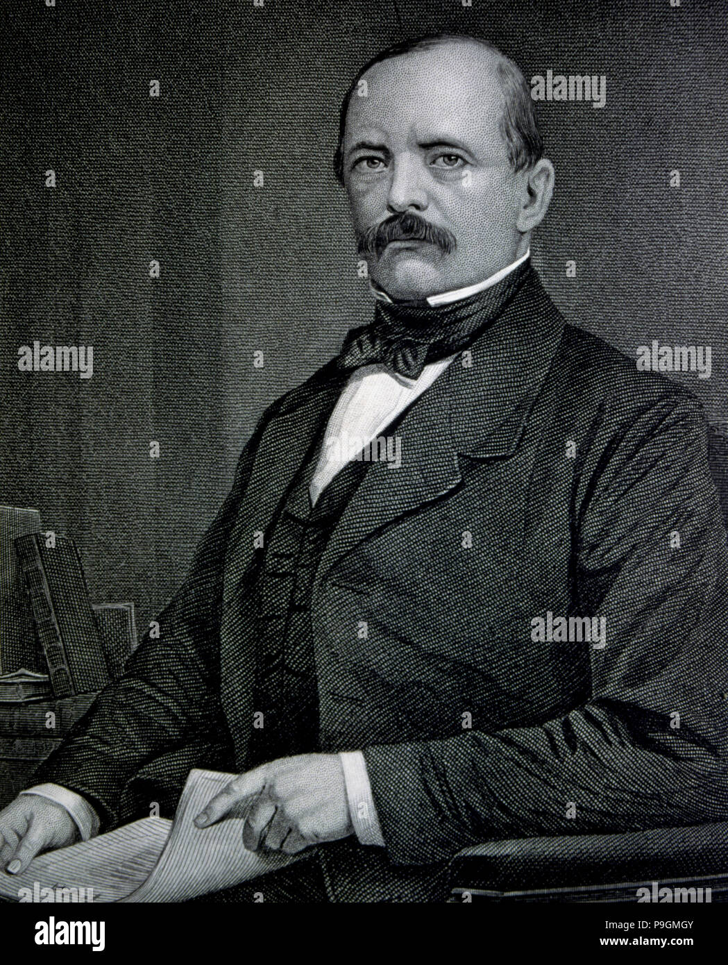 Otto von bismarck otto von bismarck engraving hi-res stock photography ...