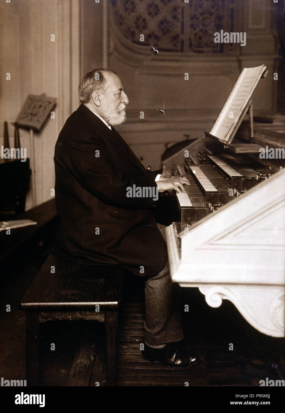 Camille saint saens 1835 1921 french composer hi-res stock photography ...