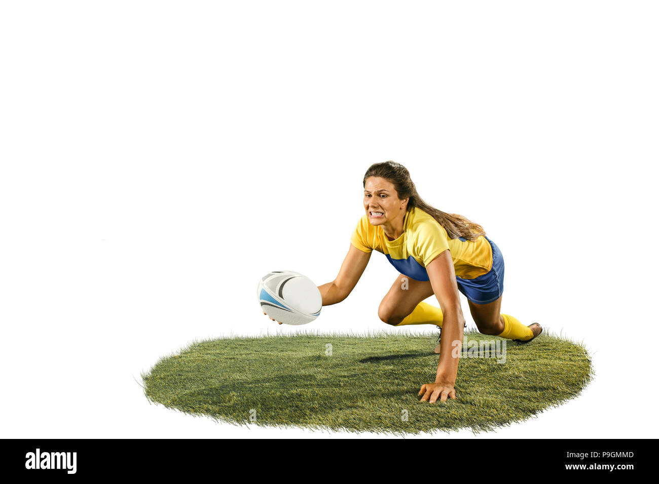 Female rugby player hi-res stock photography and images - Alamy