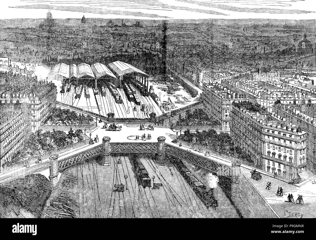 Railroad Construction 19th Century Stock Photos & Railroad Construction ...