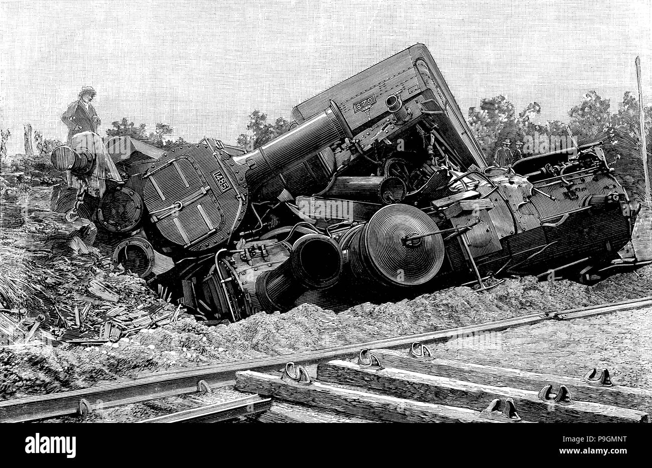 Steam locomotive accident hi-res stock photography and images - Alamy
