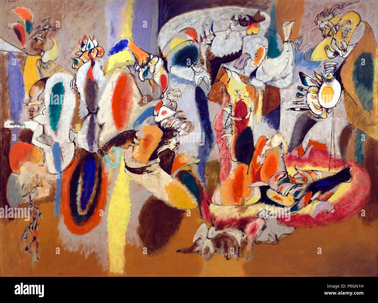 The Liver is the Cock's Comb, Arshile Gorky, 1944, Albright-Knox Art ...