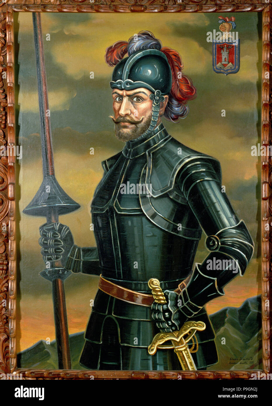 Benalcazar Sebastian (1480-1551), Spanish conqueror Stock Photo - Alamy