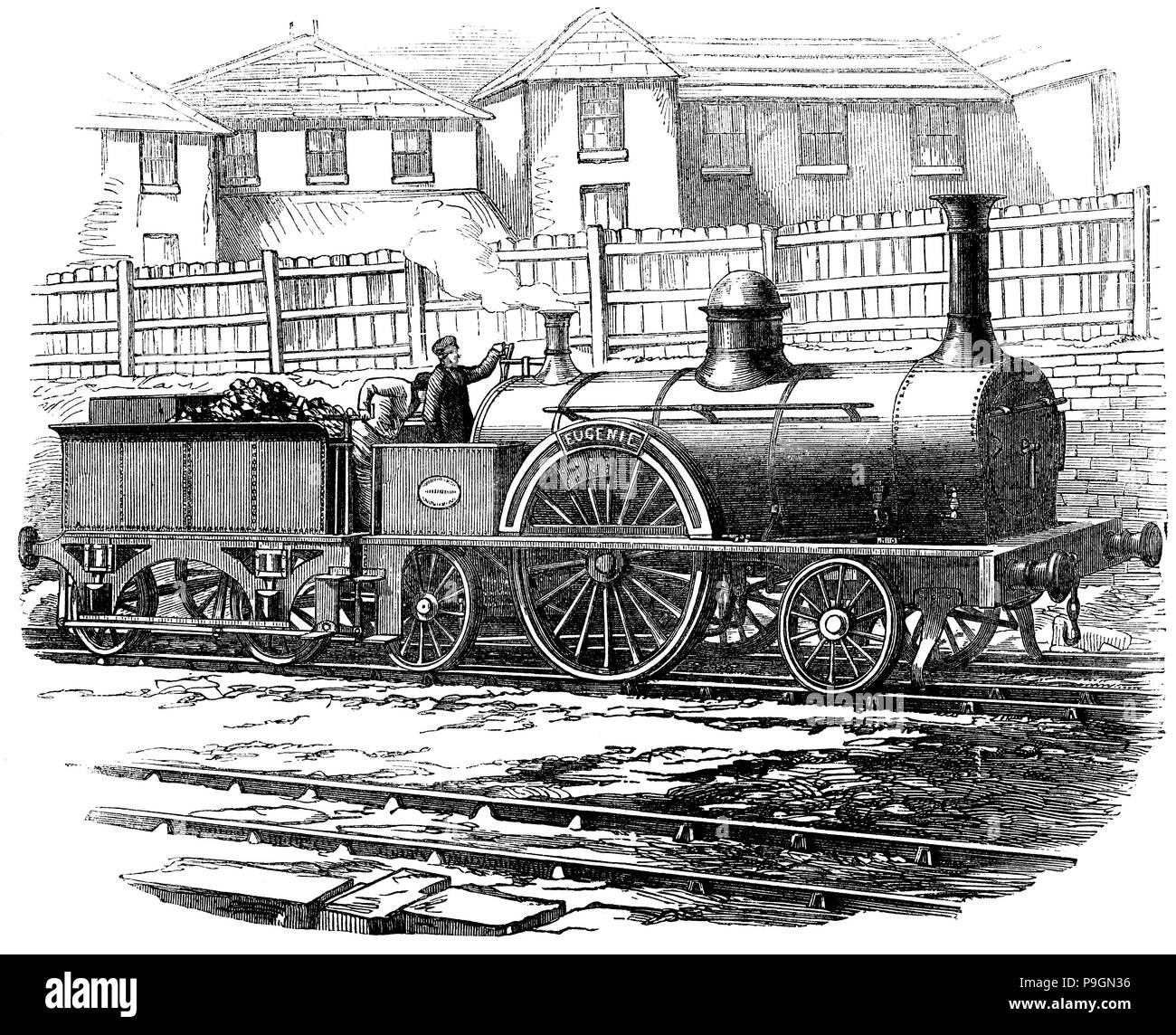 M'Connells British locomotive machine, presented at the Exposition ...