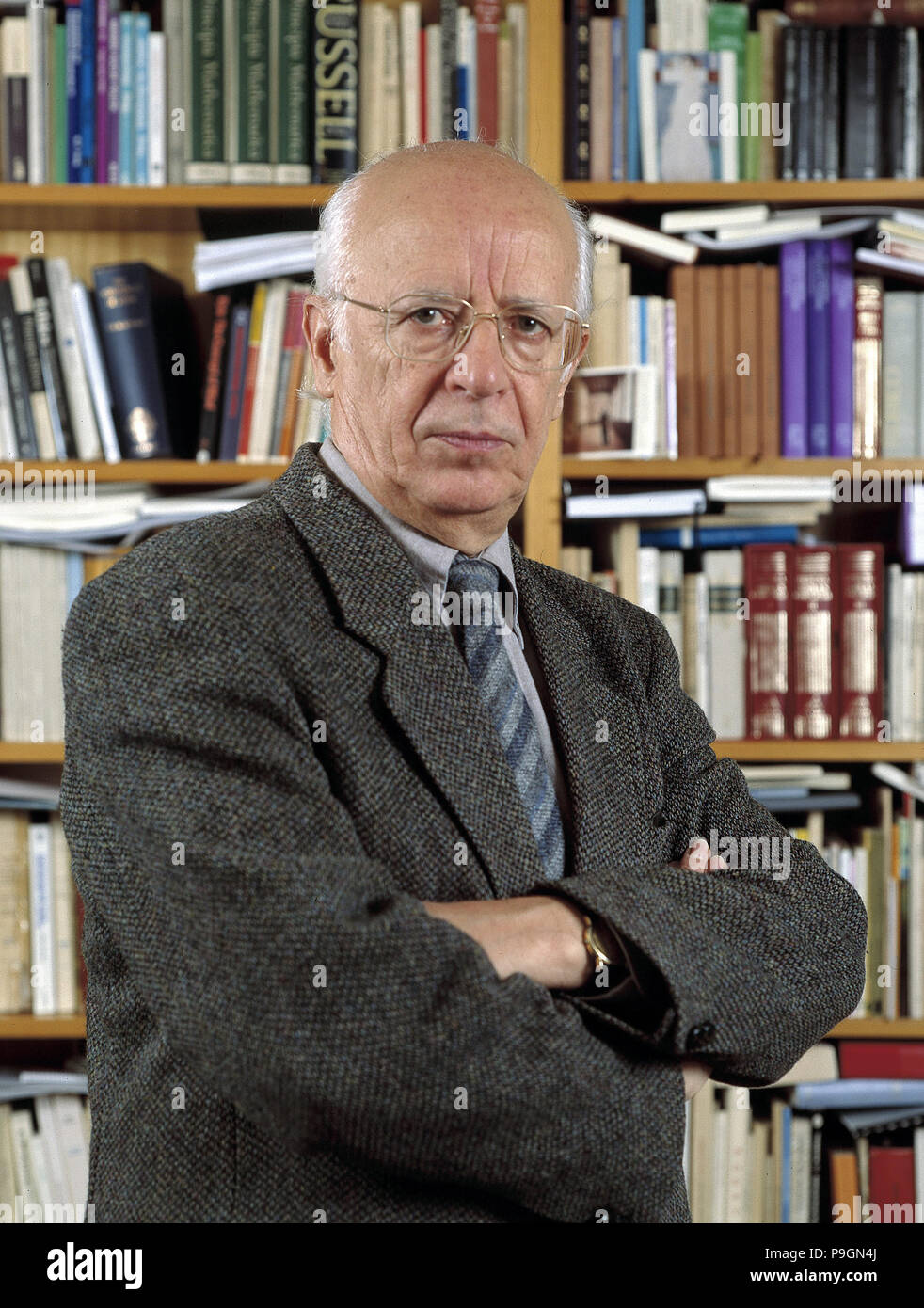 Emilio Lledó Iñigo (1927-), Spanish philosopher, photo 1997 Stock Photo ...