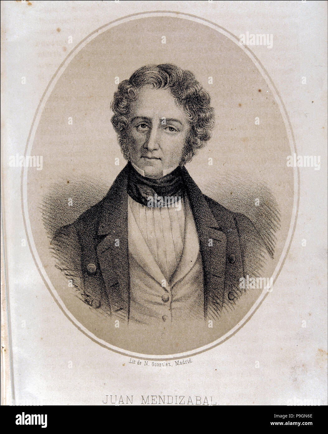 Juan Alvarez Mendizabal (1790-1853), Spanish politician Stock Photo - Alamy
