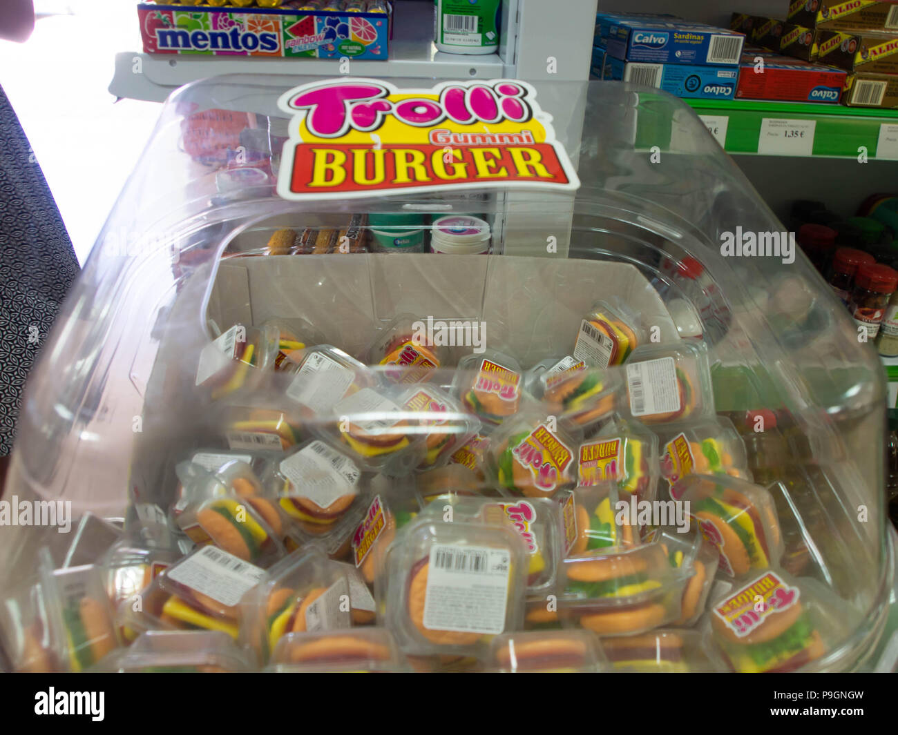 Trolli Burger sweets Stock Photo - Alamy