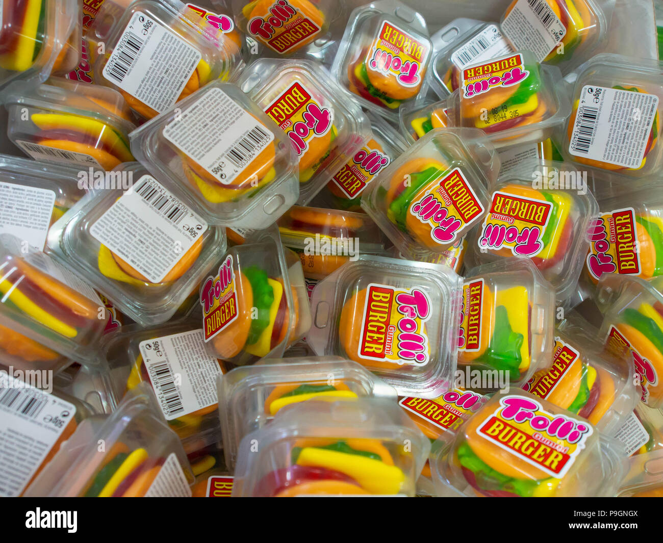 Trolli Burger sweets Stock Photo - Alamy