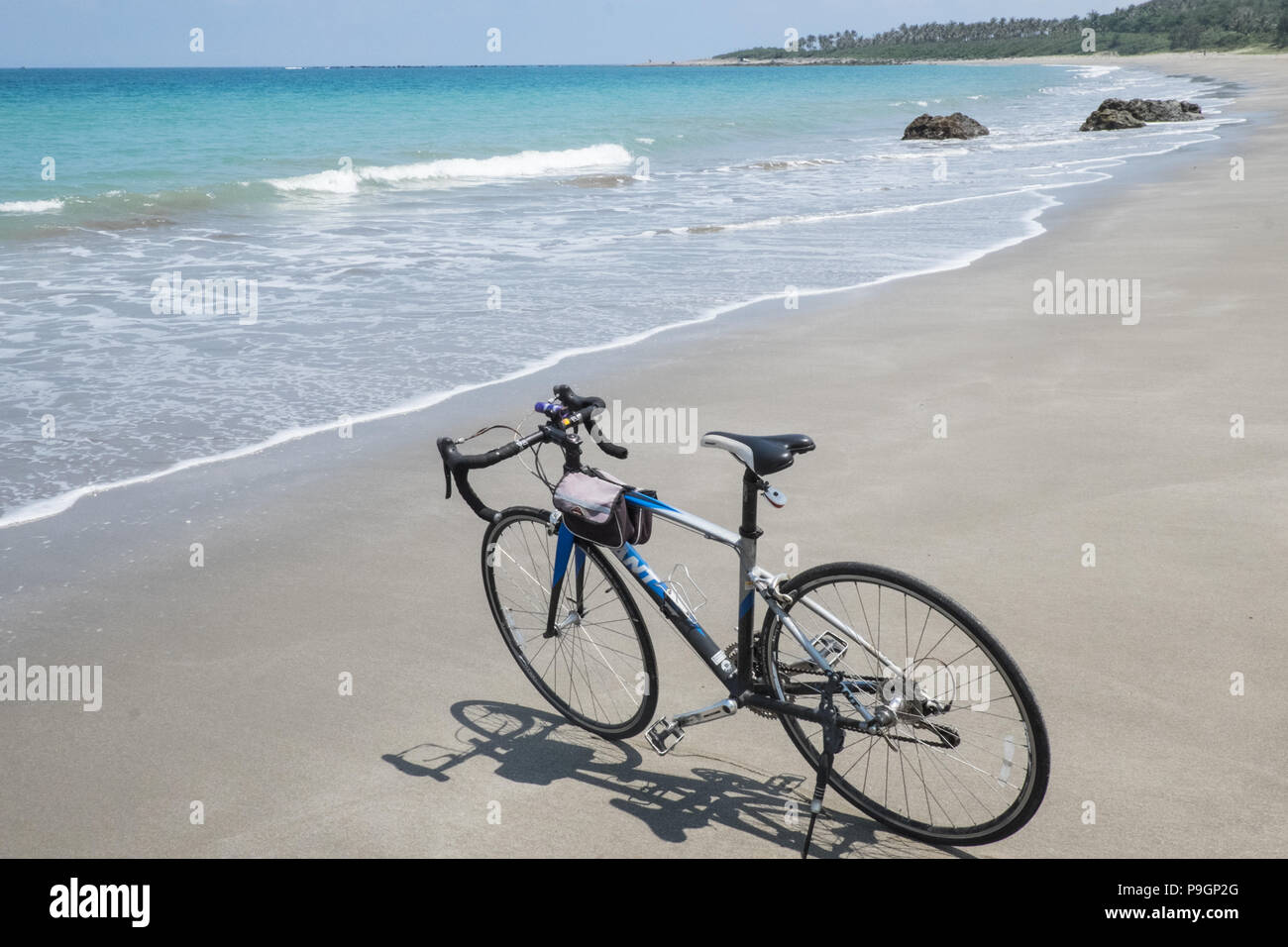 Cycling,bicycle,on,Shanyuan Beach,Route 11,country,loop,Taitung,East ...