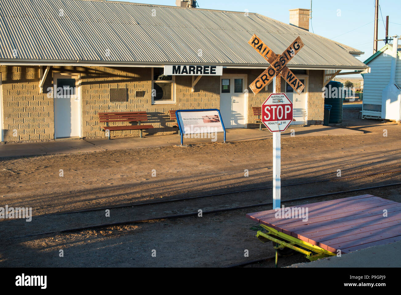 Marree train station, South Australia Stock Photo - Alamy