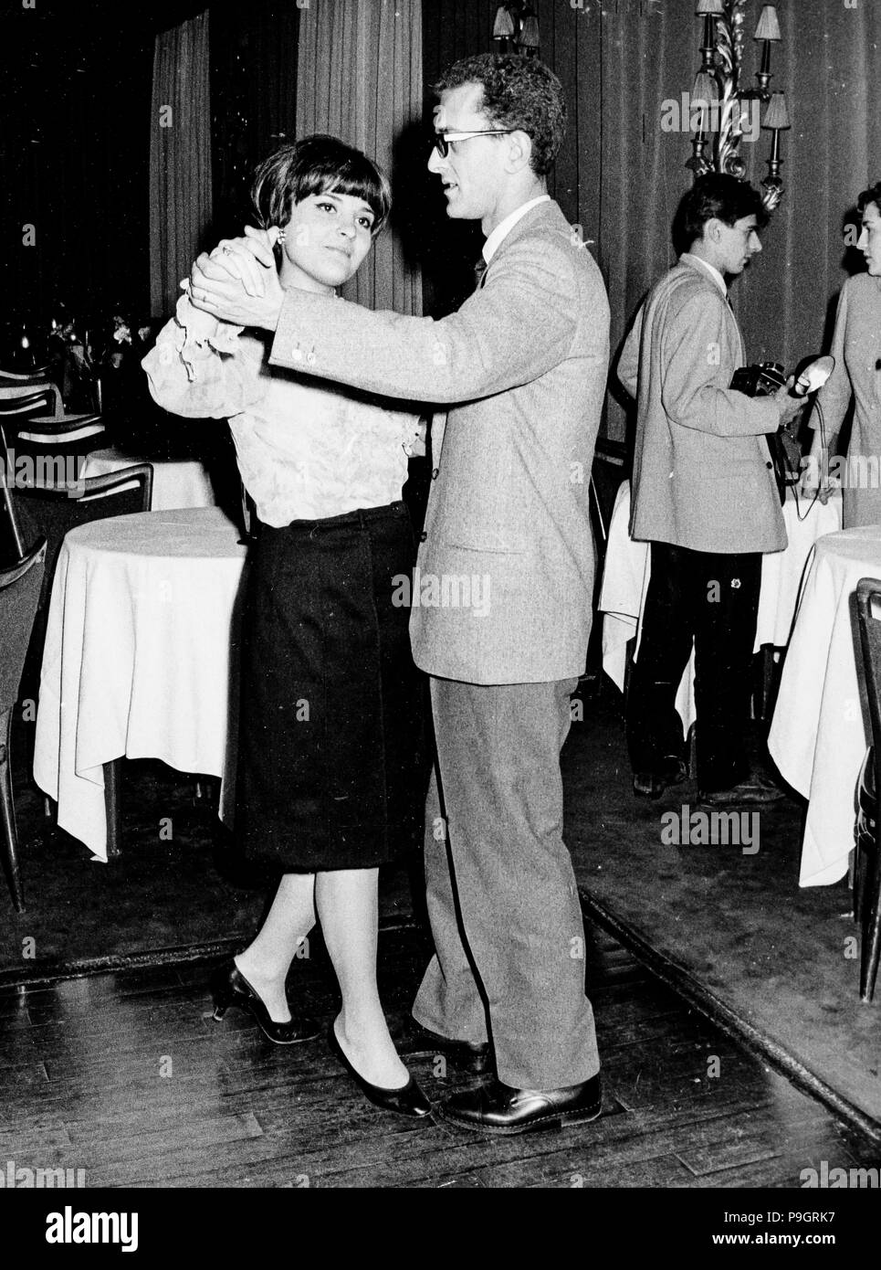 paola bertoni, john foster, sanremo, 1966 Stock Photo - Alamy