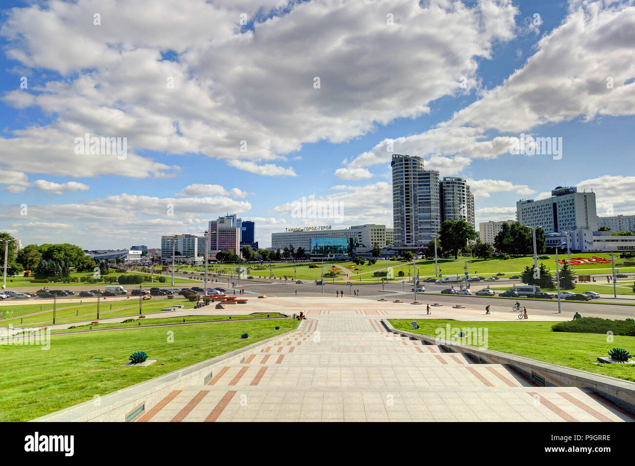 Minsk cityscape, Belarus Stock Photo - Alamy