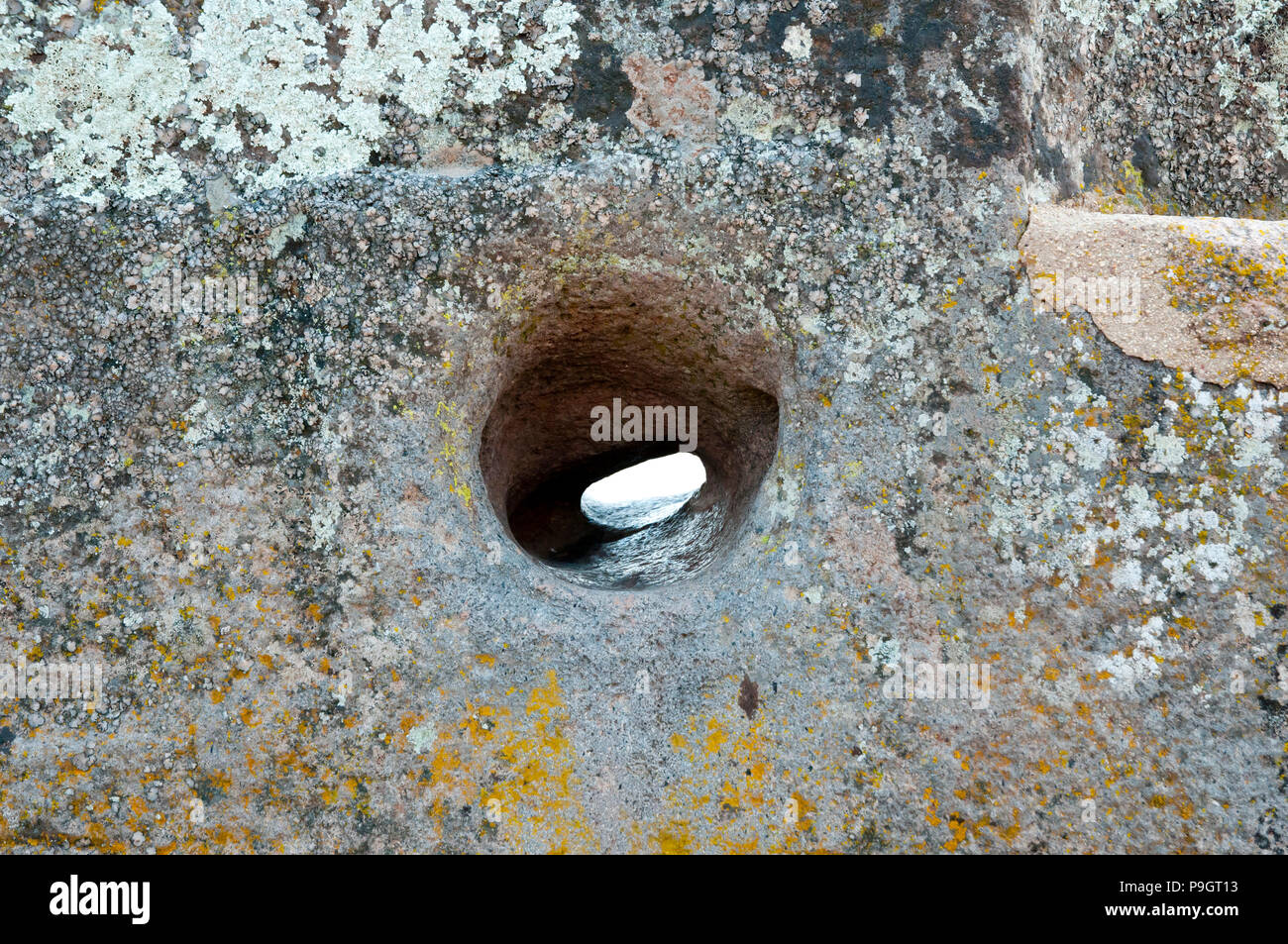 Ancient Megaphone in Stone - Tiwanaku - Bolivia Stock Photo - Alamy