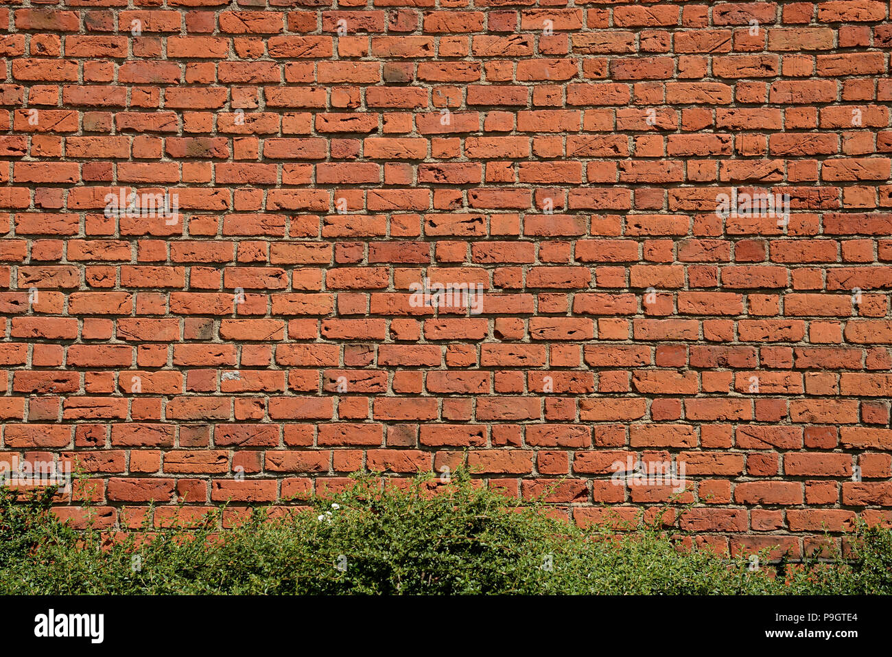 Red brick city wall texture and background Stock Photo - Alamy