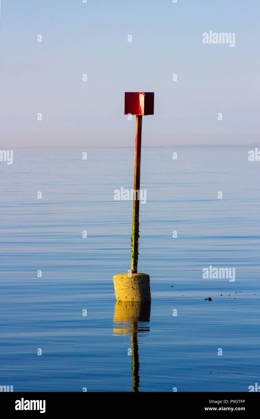 Hazard marker hi-res stock photography and images - Alamy