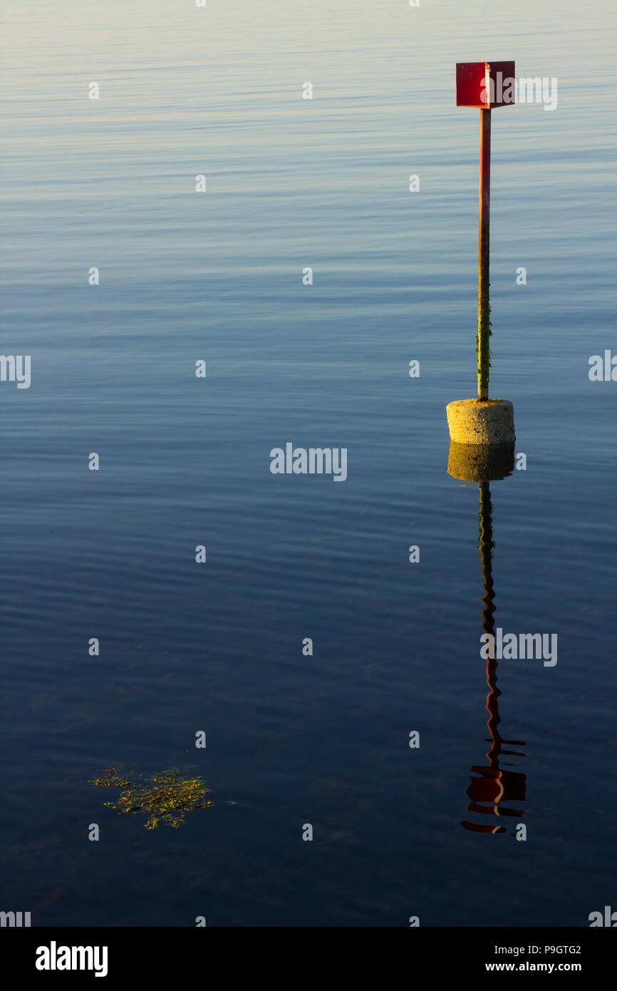 Warning marker hi-res stock photography and images - Alamy