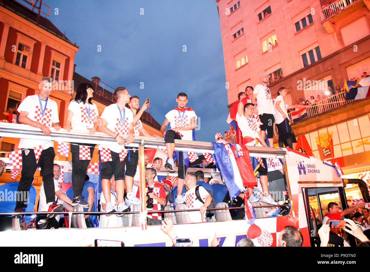Football supporter bus hi-res stock photography and images - Alamy